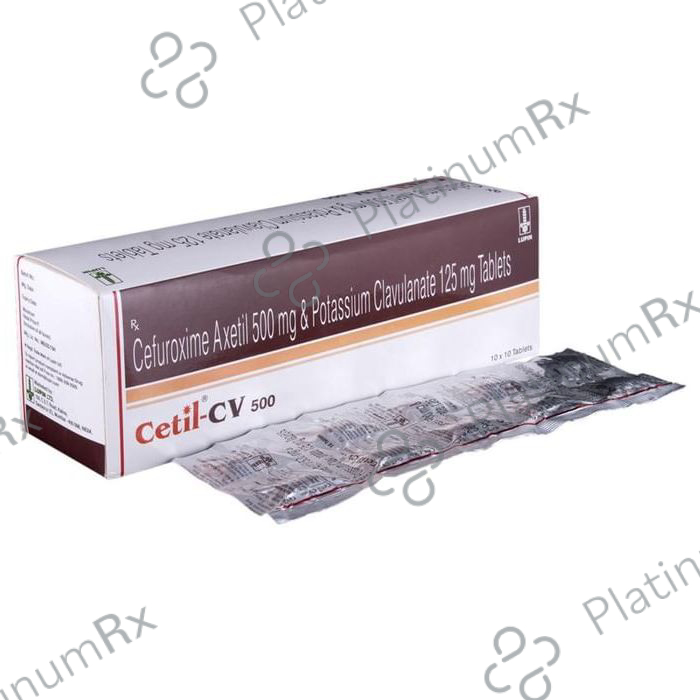 Cetil CV 500/125mg Tablet 10s – Save 53% on Substitute Medicine