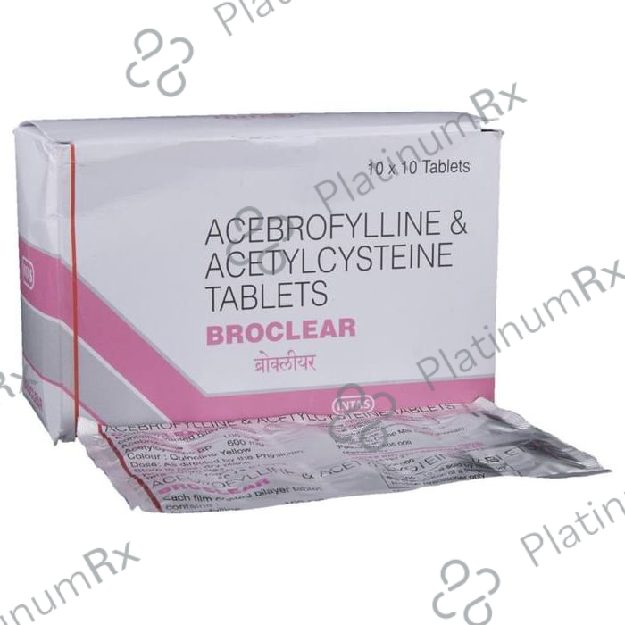 Broclear 100/600mg Tablet 10s – Save 50% on Substitute Medicine