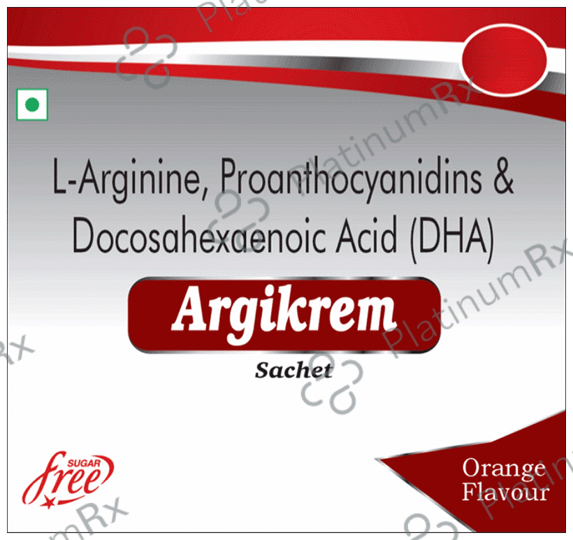 Argikrem Sachet Orange Sugar Free - Save 37% on Substitute Medicine