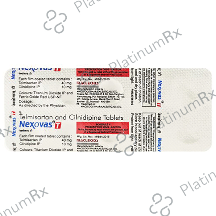 Nexovas T 10/40mg Tablet 10s | Uses, Price & Substitutes