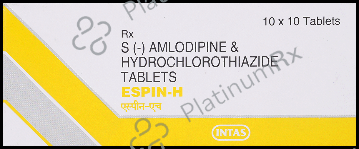 Espin H 2.5/12.5mg Tablet 10s | Uses, Price & Substitutes