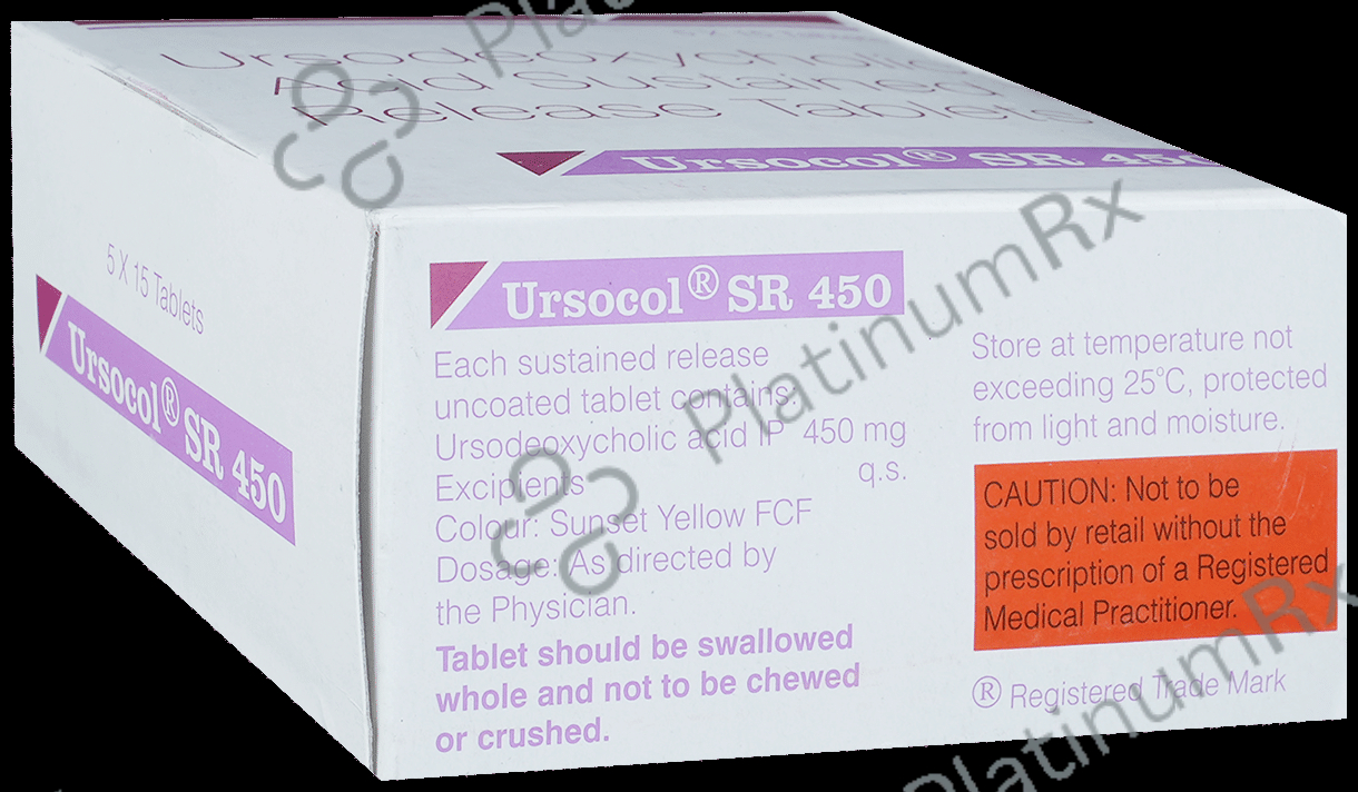 Ursocol SR 450mg Tablet 15s – Save 33% on Substitute Medicine