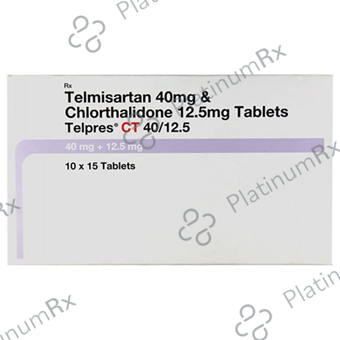 Telpres CT 40/12.5mg Tablet 15s | Uses, Price & Substitutes