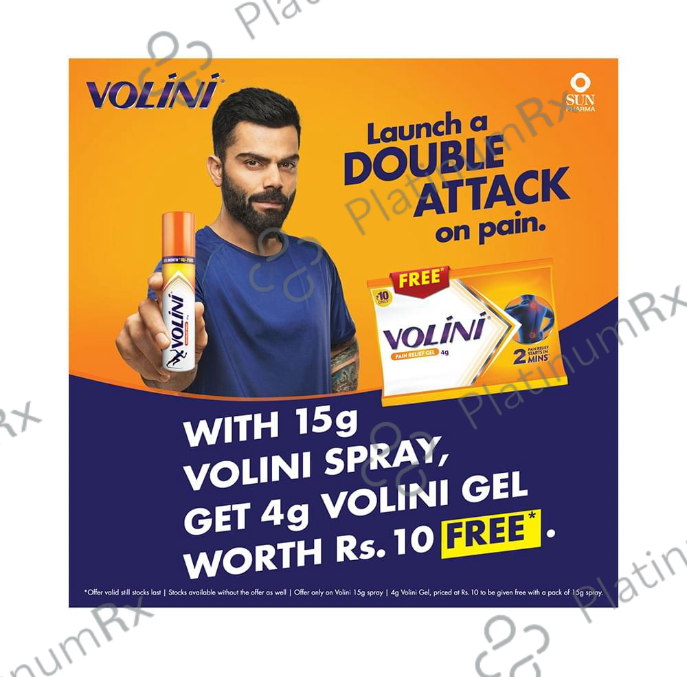 Volini Spray for Sprain, Muscle and Joint Pain with Volini Pain Relief ...