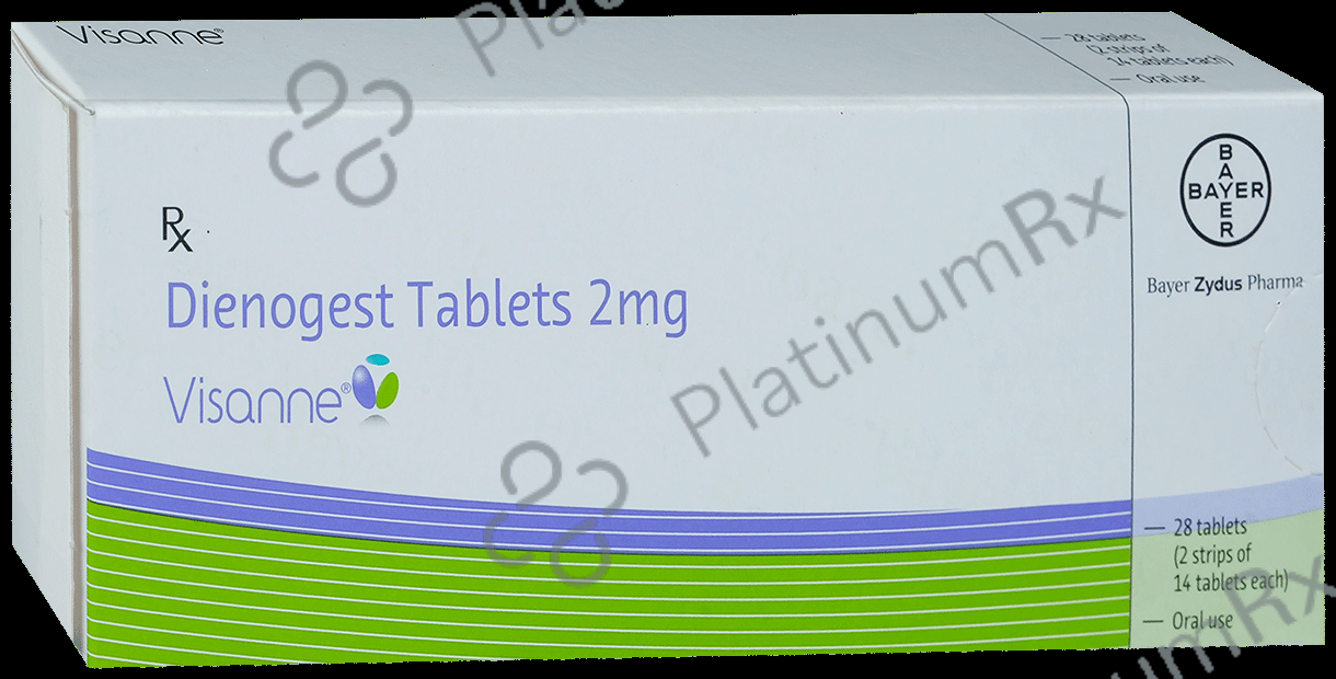 Visanne 2mg Tablet 28s | Uses, Price & Substitutes