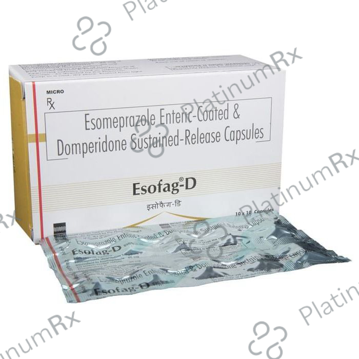 Esofag D Capsule SR 10 capsules - Save 51% on Substitute Medicine