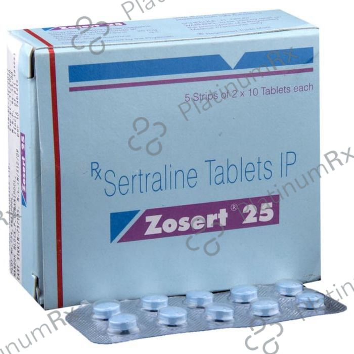 Zosert 25mg Tablet 10s | Uses, Price & Substitutes