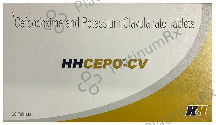 Hhcepo CV 200/125mg Tablet 10s – Save 41% on Substitute Medicine