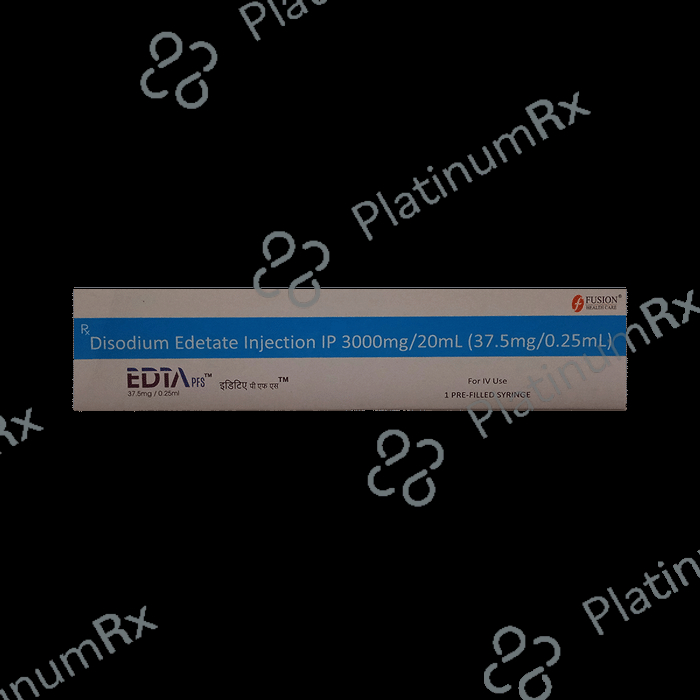 Edta Pfs Injection 1s – Uses, Price, Side Effects | PlatinumRx