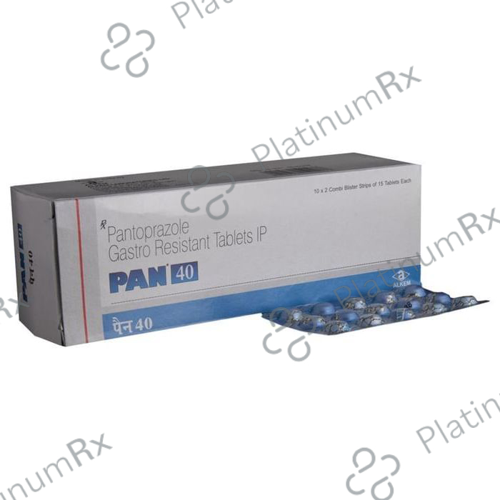 Pan 40mg Tablet 15s - Uses, Side Effects, Price, Generic | PlatinumRx