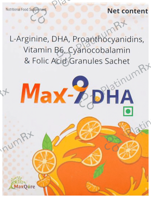 Max 9 DHA Sachet – Uses, Price, Side Effects | PlatinumRx
