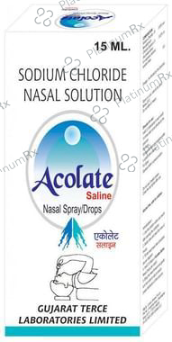 Acolate Saline – Uses, Price, Side Effects | PlatinumRx