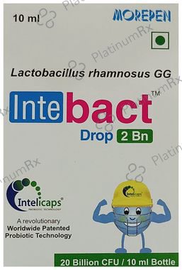 Intebact Oral Drops 2 Bn – Uses, Price, Side Effects | PlatinumRx