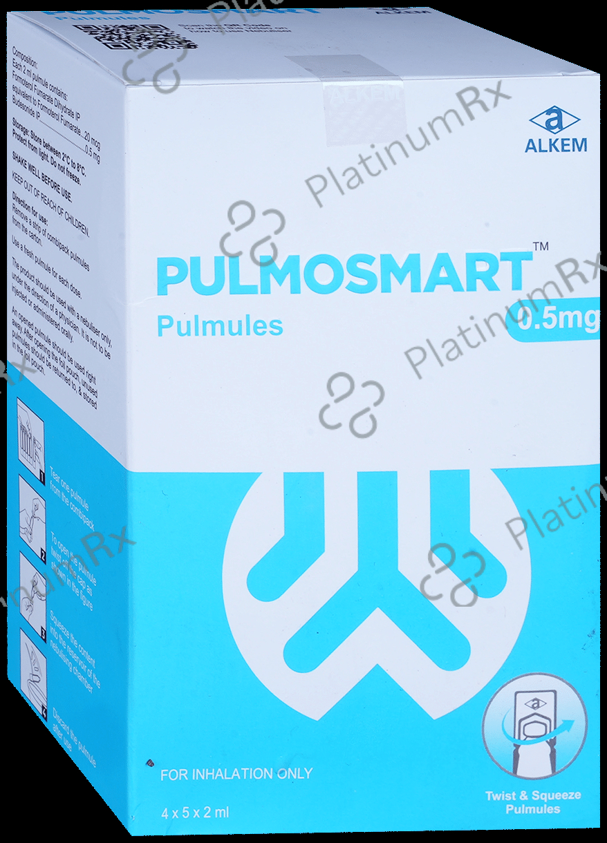 Pulmosmart 0.5/20mcg Pulmules Solution 5X2ml - Save -133% on Substitute ...