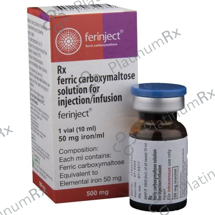 Ferinject 50mg Solution for Injection 10ml | Uses, Price & Substitutes