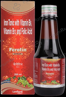 Ferotin Syrup 200ml – Uses, Price, Side Effects | PlatinumRx