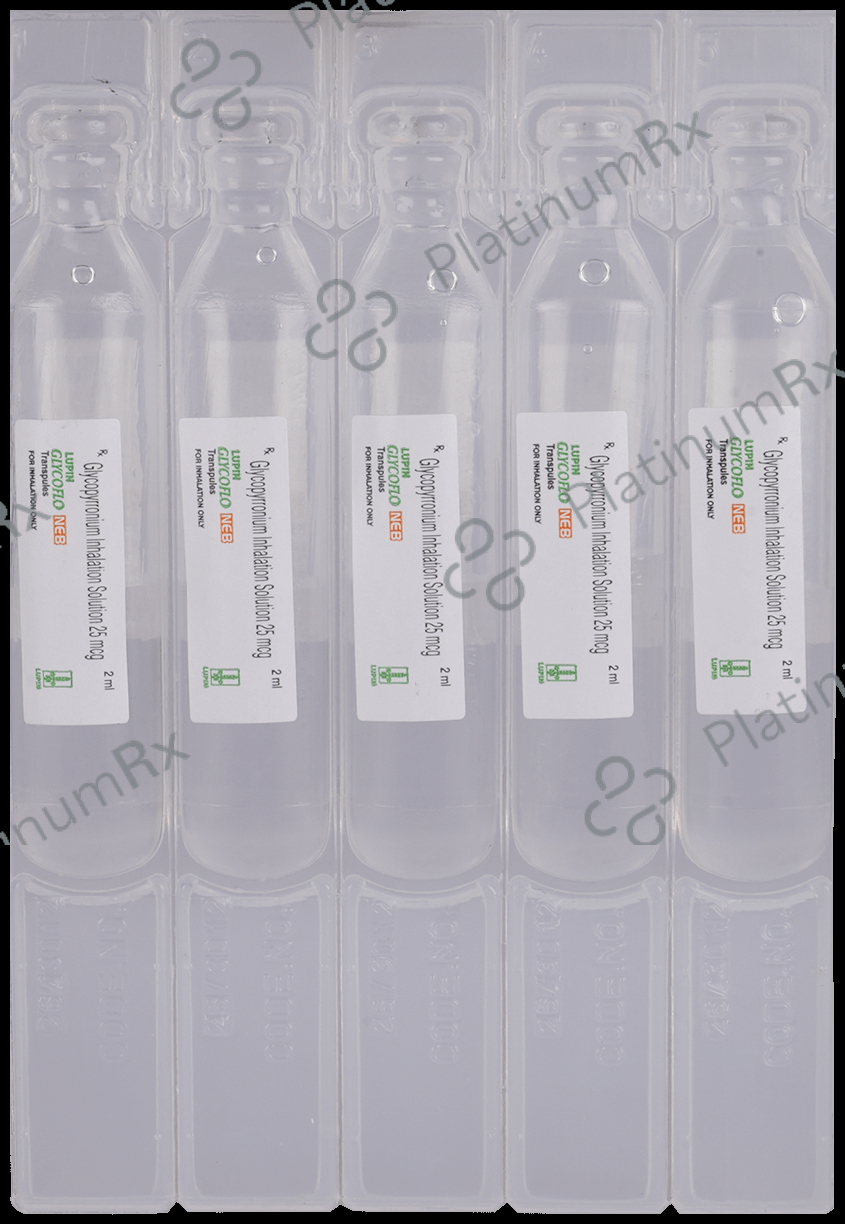 Glycoflo Neb 25mcg transpule 5s | Uses, Price & Substitutes