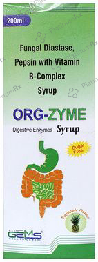 Org-Zyme Syrup – Uses, Price, Side Effects | PlatinumRx