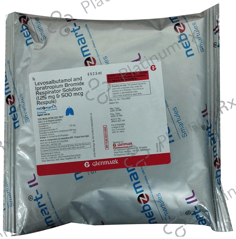 Nebzmart IL 1.25mg/500mcg Smartules Respules 8X2.5ml | Uses, Price ...