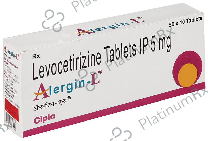 Alergin L 5mg Tablet 10s | Uses, Price & Dosage
