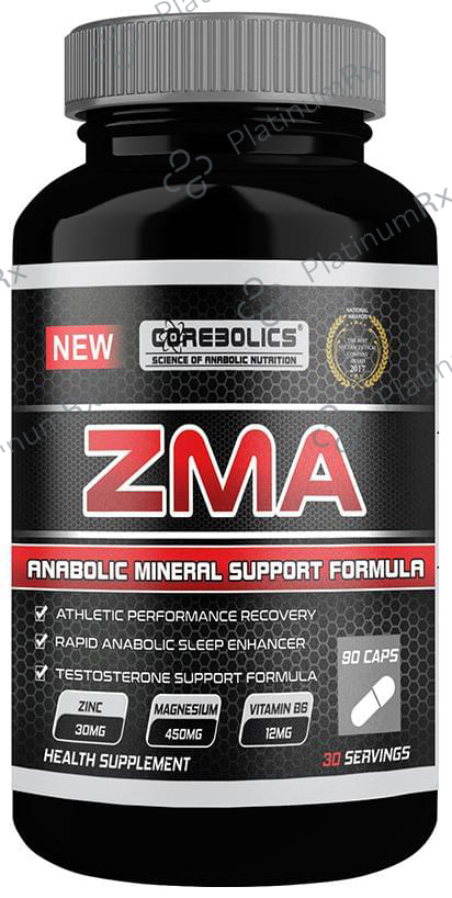 Corebolics ZMA Capsule – Uses, Price, Side Effects | PlatinumRx