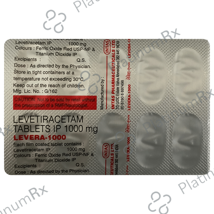 Levera 1000mg Tablet 10s | Uses, Price & Substitutes
