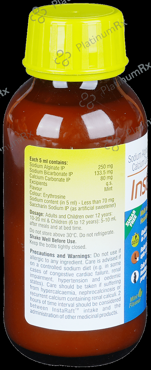 Insta Raft Oral Suspension 200ml – Save 29% on Substitute Medicine