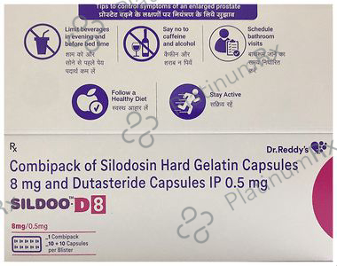 Sildoo D8 0.5/8mg Capsule Combipack 20s | Uses, Price & Substitutes
