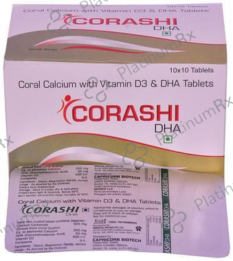 Corashi DHA Tablet – Uses, Price, Side Effects | PlatinumRx