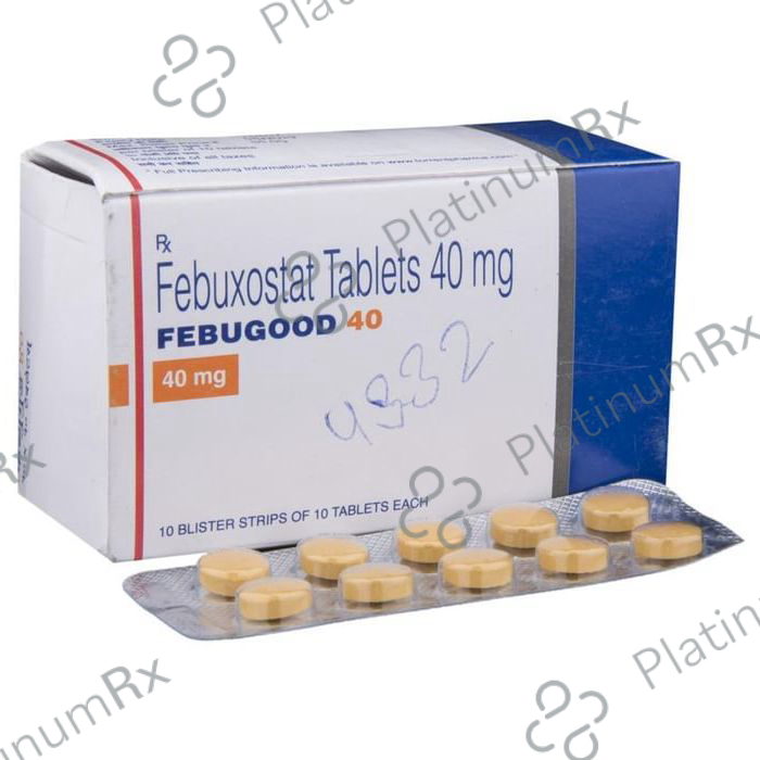 Febugood 40 Tablet – Save 48% on Substitute Medicine