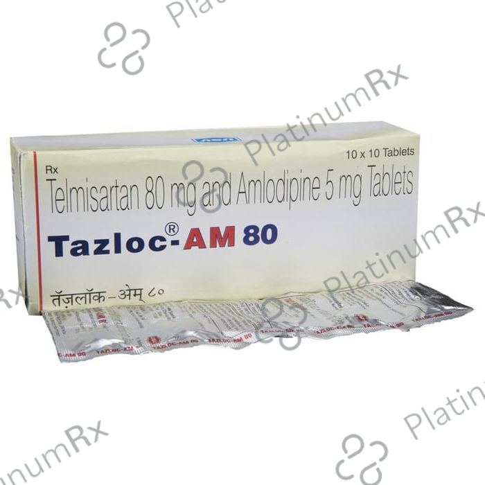 Tazloc AM 80 5/80mg Tablet 10s | Uses, Price & Substitutes