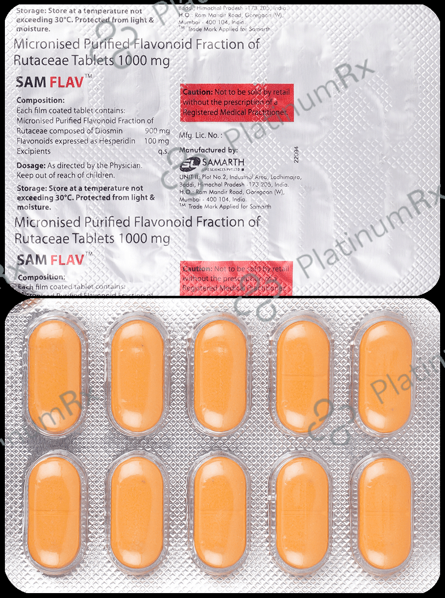 Samflav 900mg/100mg Tablet – Save 28% on Substitute Medicine