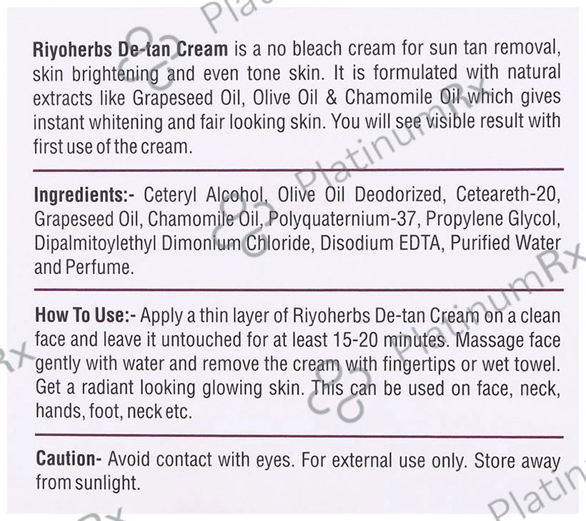 Riyo Herbs – Uses, Price, Side Effects | PlatinumRx