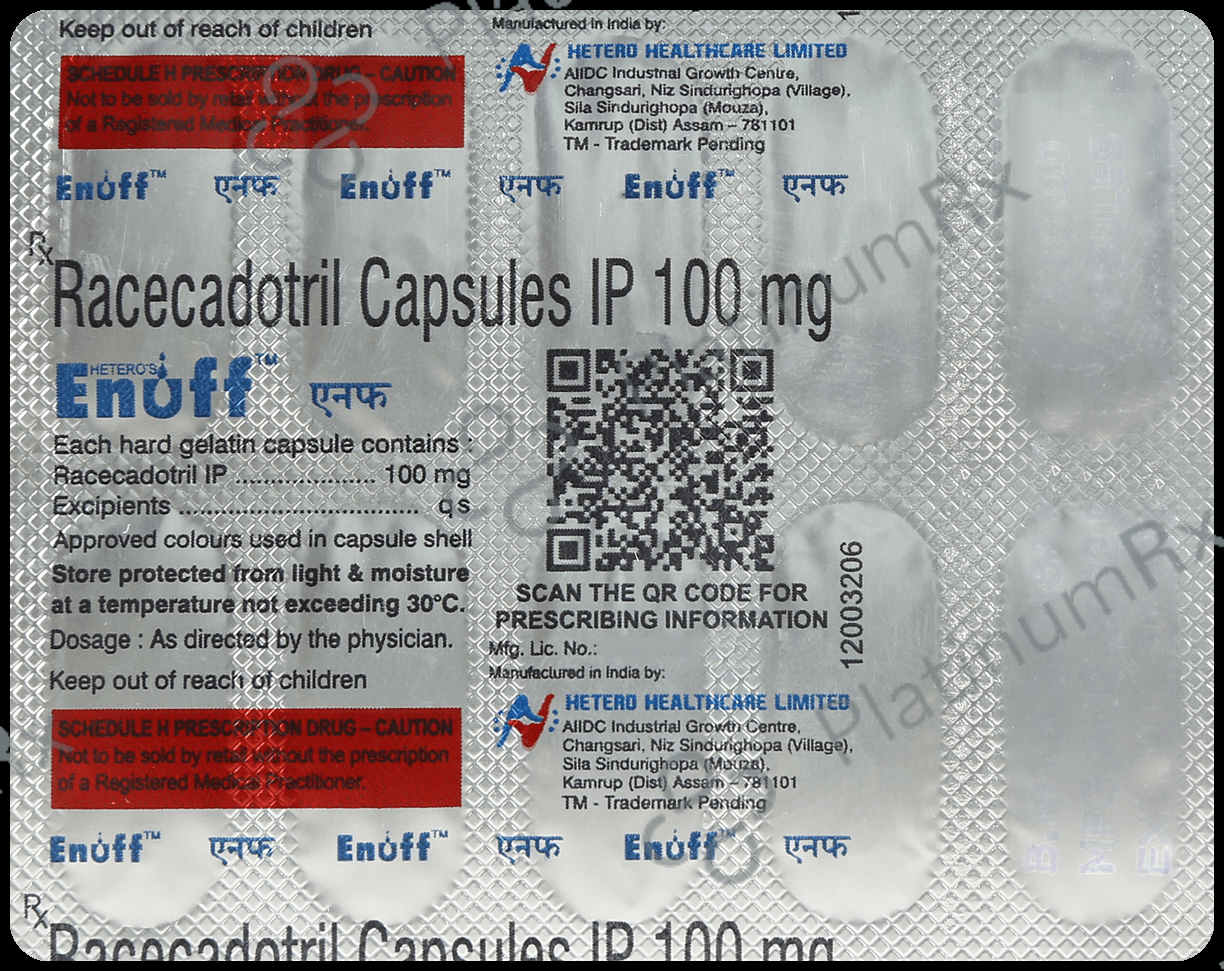 Enuff 100gm Capsule 10s - Save 14% on Substitute Medicine