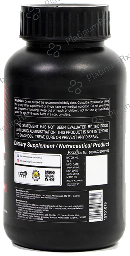 HealthVit ZMA – Uses, Price, Side Effects | PlatinumRx