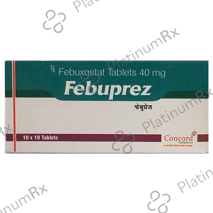 Febuprez 40mg Tablet 10s | Uses, Price & Substitutes