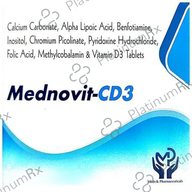 Mednovit -CD3 Tablet – Uses, Price, Side Effects | PlatinumRx