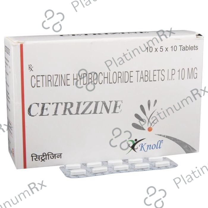 Cetrizine 10mg Tablet 10s | Uses, Price & Substitutes