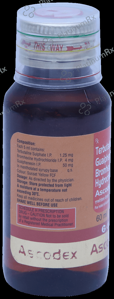 Ascodex BR Syrup 60ml | Uses, Price & Substitutes