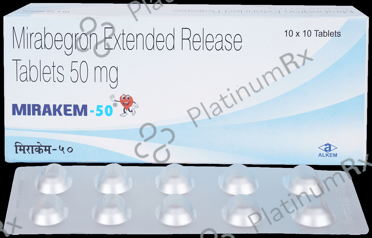 Mirakem 50mg Tablet 10s – Uses, Price, Side Effects | PlatinumRx