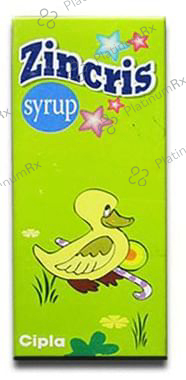 Zincris Syrup 60 Syrup - Save 25% on Substitute Medicine