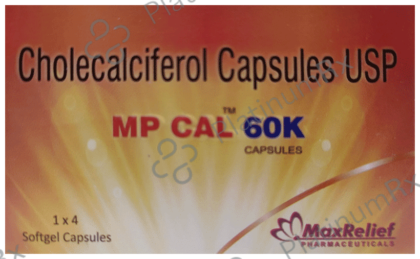 Mp Cal 60K Capsule - Save 52% on Substitute Medicine